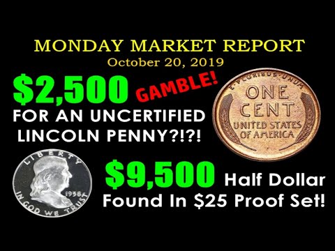 WILD $9,500 Half Dollar Found In $25 U.S. Proof Set! - Monday Market Report