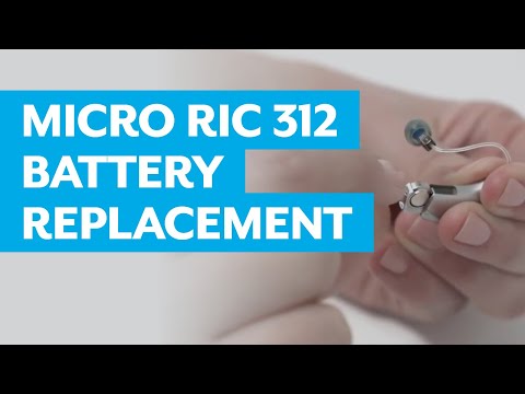 Micro RIC 312 Battery Replacement