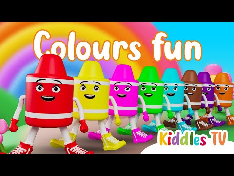 Crayon Conversations: What’s Your Favorite Color? | KiddlesTV