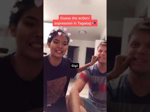 Guessing the name of tagalog actions #shorts