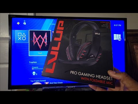 How to set up LVL UP Pro Gaming Headset with PS4 | Commenter Request