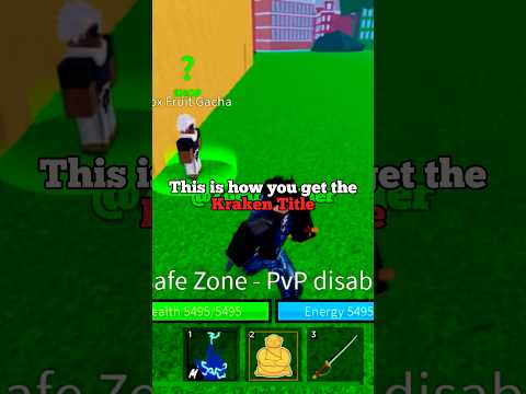 How to get the Kraken Title in BloxFruits!