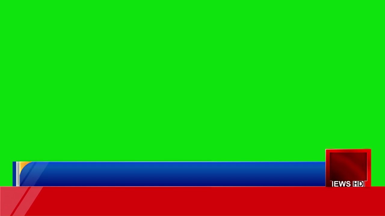 Green Screen News Logo Free Download | News Frame & Lowerthird Template