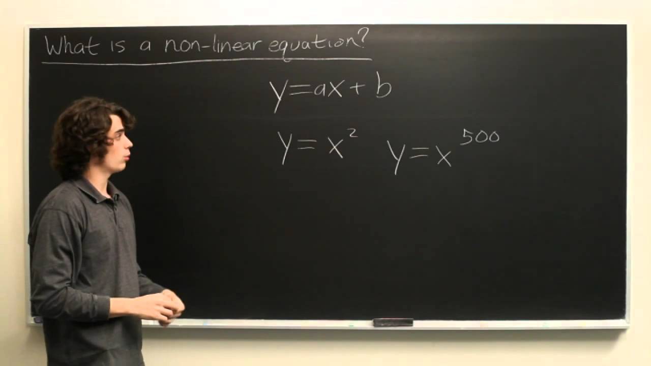 What Is a Non-Linear Equation?