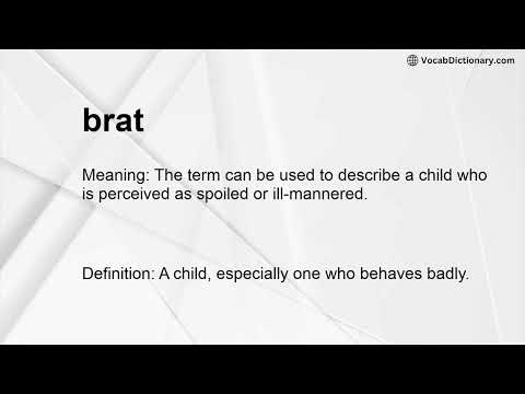 brat Meaning