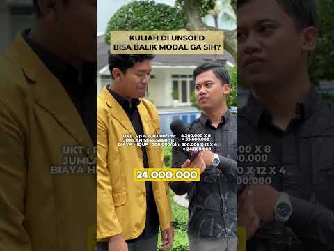 Kuliah di Unsoed balik modal ga sih?