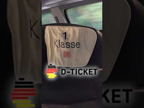 SO könnt ihr mit dem #DeutschlandTicket in der 1. KLASSE fahren!🚉🍀