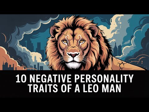 10 Negative Personality Traits of a Leo Man 🔥🦁⚠️