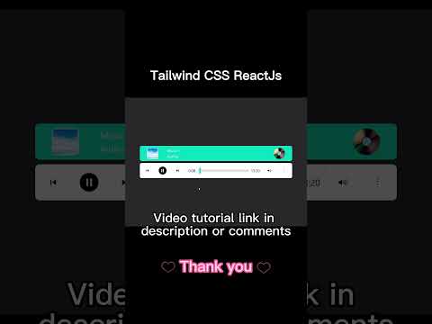 range slider tailwind css | play music | #tailwindcss #reactjs #shorts #rangeslider