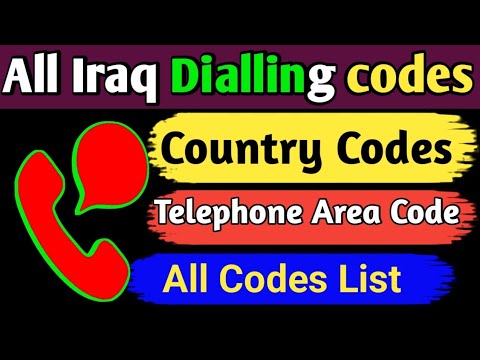 All Iraq dialling code | all cities of Iraq dialling code list