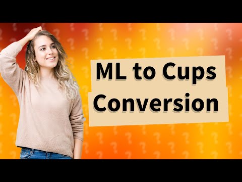 How do you convert 125 mL to cups?