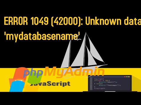 ERROR 1049 (42000): Unknown database 'mydatabasename'