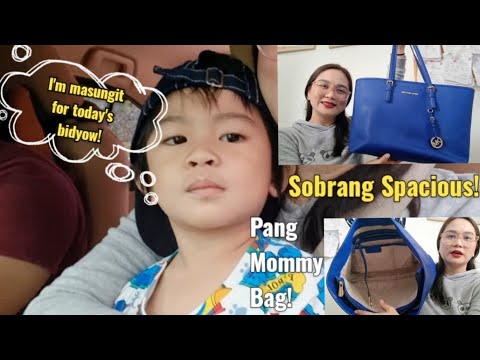 MICHAEL KORS TOTE BAG LARGE ROYAL BLUE REVIEW! / A DAY IN OUR LIFE! / LIVING IN PH 🇵🇭