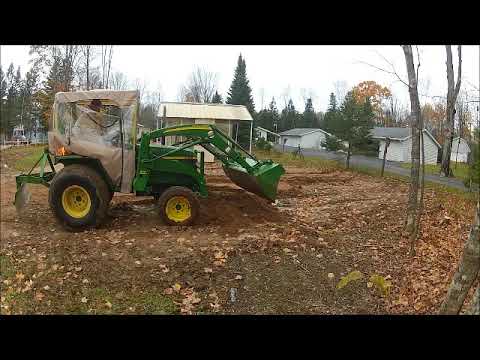 #69 John Deere 770 Back Filling Area For My Sugar Shack