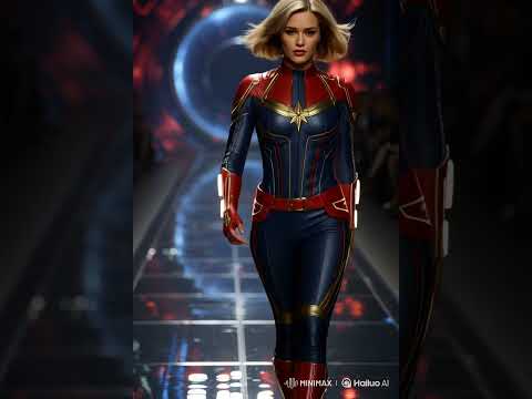 captain Marvel's model walk be like