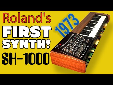 ROLAND SH-1000 Analog Synthesizer 1973 | HD DEMO