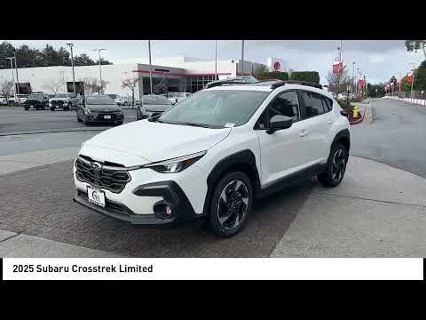 Santa_Cruz Subaru Dealer Dealership Guarantee 2025 Subaru Crosstrek Crystal White Limited Nissan De