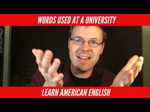 Common Words at a College or University in American English | Online English Lesson with Alex