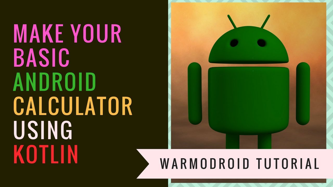 Basic android calculator using Kotlin
