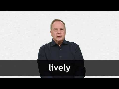 How to pronounce LIVELY in American English