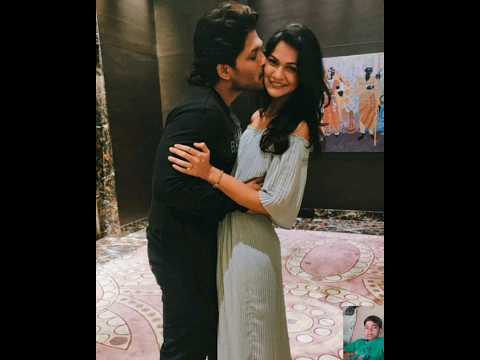 Allu Arjun with his wife sneha #alluarjun #sneha#ytshorts #trending #shorts