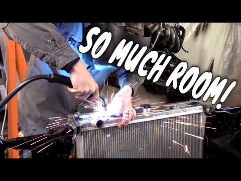 Fabricating a Removable Radiator Support for the 1JZ S13 Hatch!