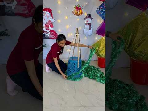 Beautiful Christmas tree making from