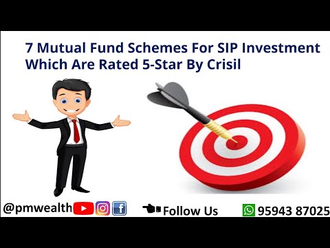 7 Mutual Funds For SIP Rated 5-Star By Crisil |#pmwealth| Best SIP Mutual Fund for Your Goals