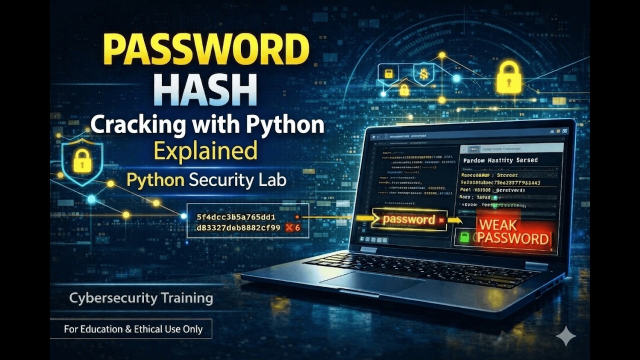 Cracking Password Hash with Python | Cybersecurity Training Lab