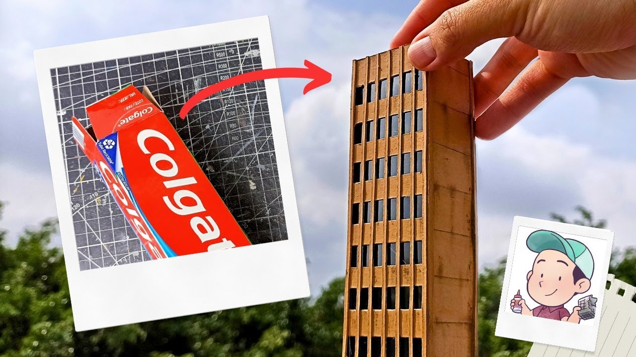 TUTORIAL | I turned a cardboard box into a building