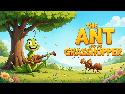 The Ant & The Grasshopper - Bedtime Stories | English Cartoon For Kids | Fairy Tales