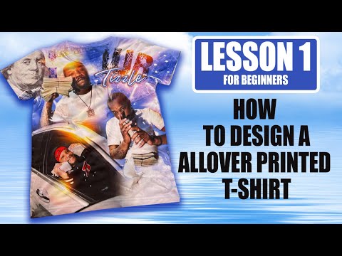 HOW TO DESIGN A MEMORIAL ALLOVER TEE FOR SUBLIMATION