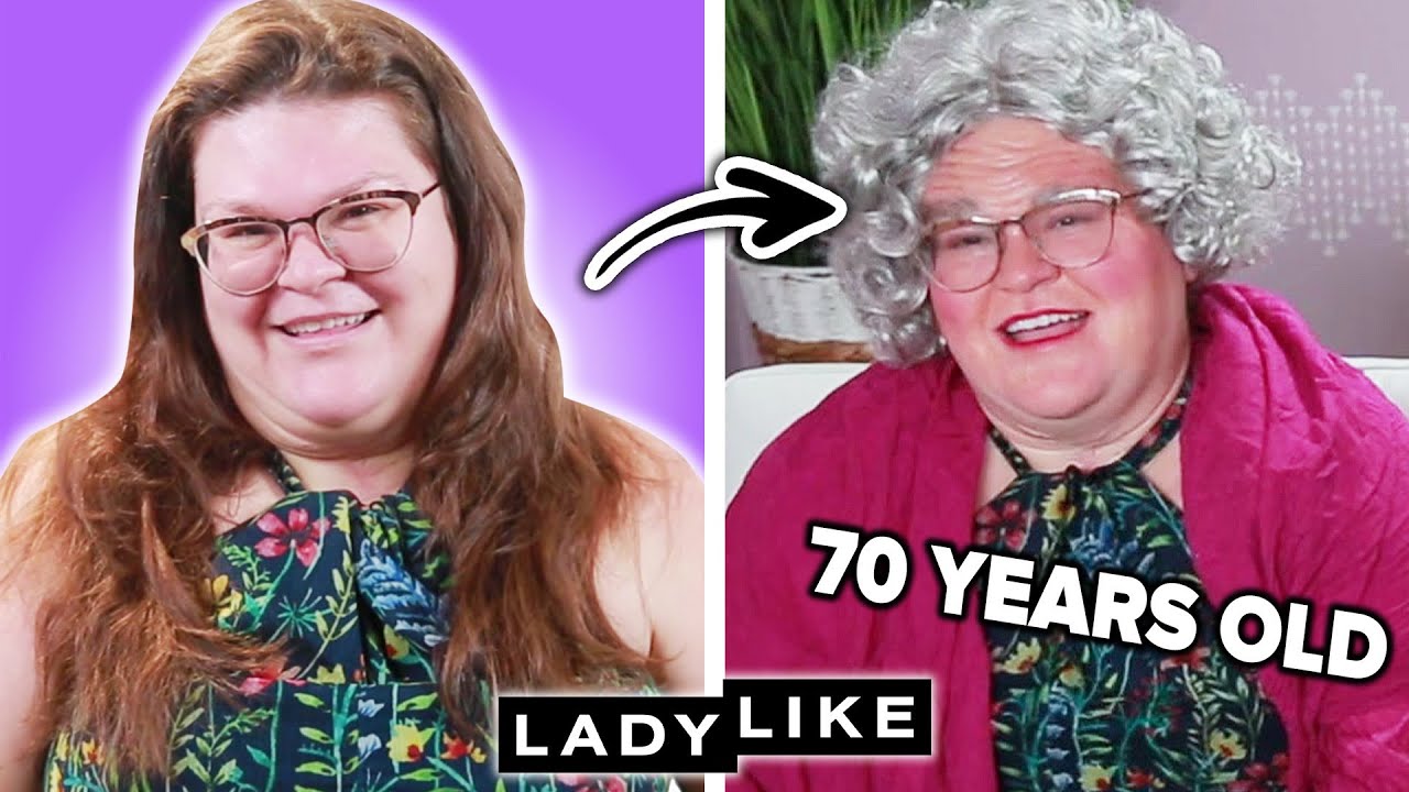 We Try Aging Ourselves By 40 Years With Makeup • Ladylike