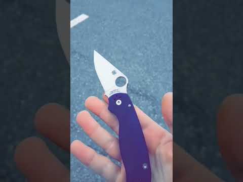 One of the best EDC knives money can buy. Spyderco Paramilitary 3 CPM S110v. #edc #everydaycarry