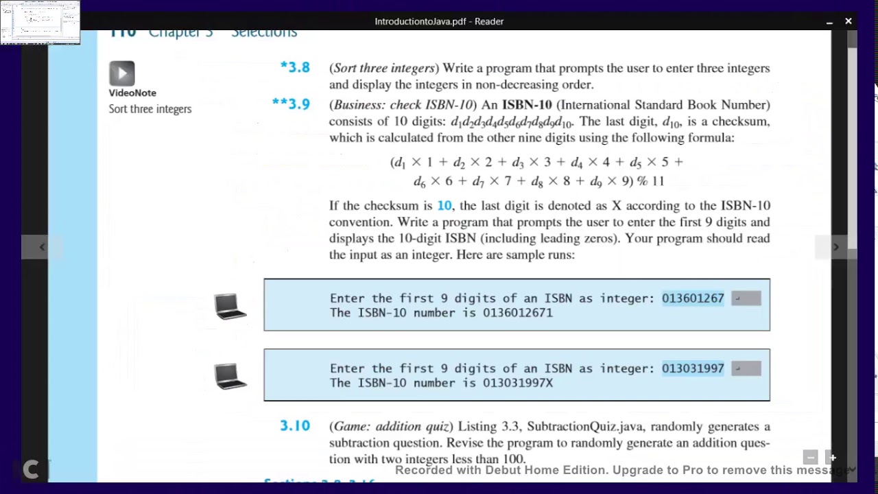 Introduction To Java Programming   Exercise 5 36b