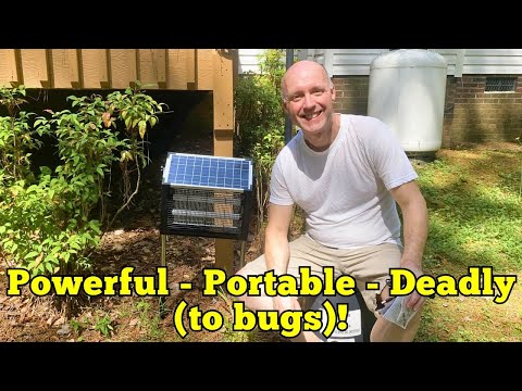 How Effective Is This Solar Outdoor Bug Zapper? Set Up and Review Inside!