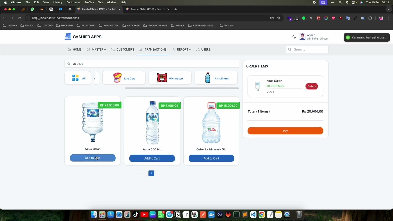 FullStack JavaScript Developer: Membangun Aplikasi Kasir (POS) Dengan Express, React dan Vue