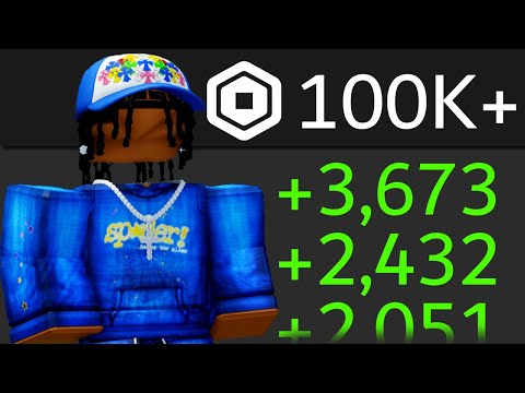 How I Made 100K+ Robux without Spending ANY Money! (2025)