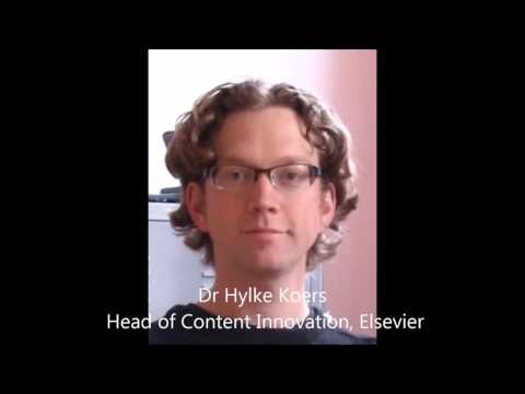 Dr Hylke Koers (Elsevier) on Smart Publishing