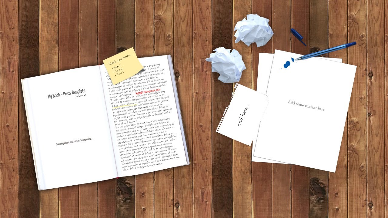My Book - Prezi Template
