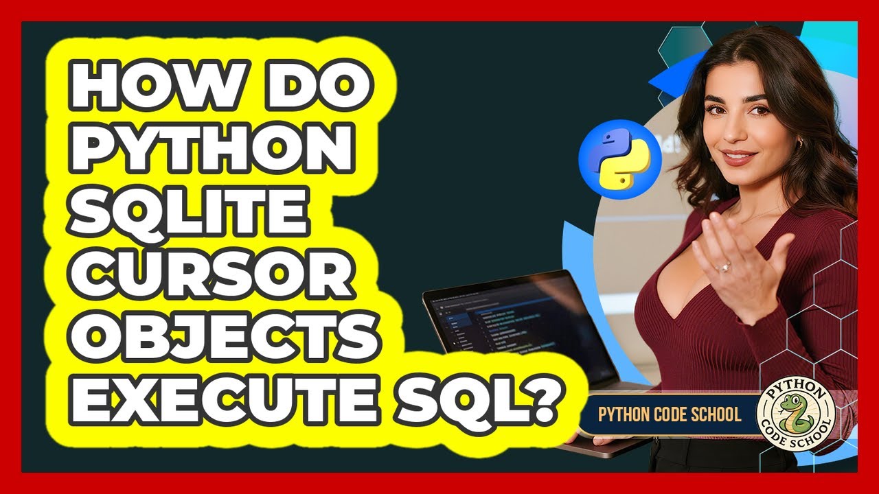 How Do Python SQLite Cursor Objects Execute SQL? - Python Code School