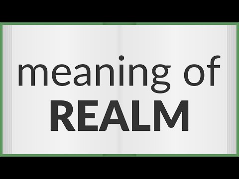 Realm | meaning of Realm