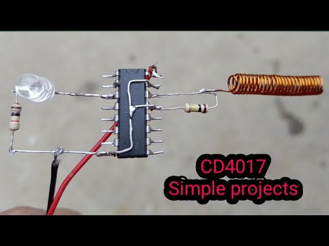 Simple #CD4017 projects, Electric projects using CD4017 ic