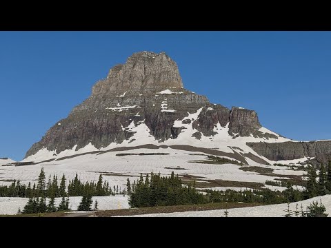 Skiing Logan Pass (Clements Notch)