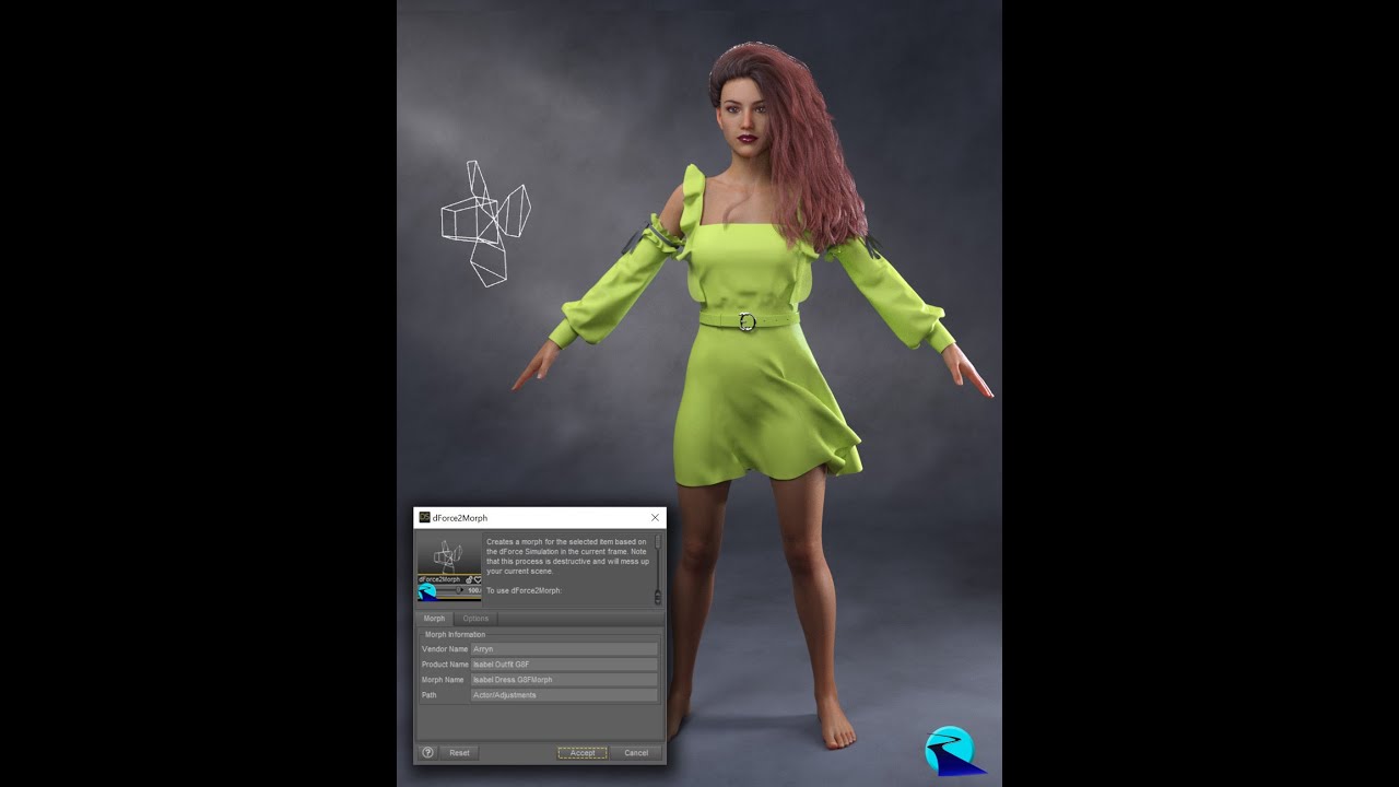 dForce2Morph for Daz Studio