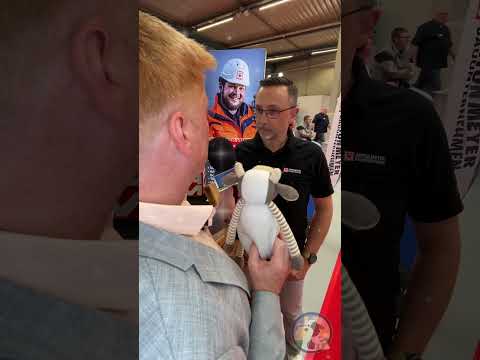 Karriere mit Geschichte @Trude-Kuh und Thomas Bahr von Anton Meyer Bauunternehmen Jobmesse Emsland