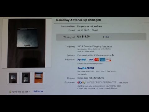Let's Fix: $22 Nintendo Gameboy Advance SP AGS-101 in 2017?!?!