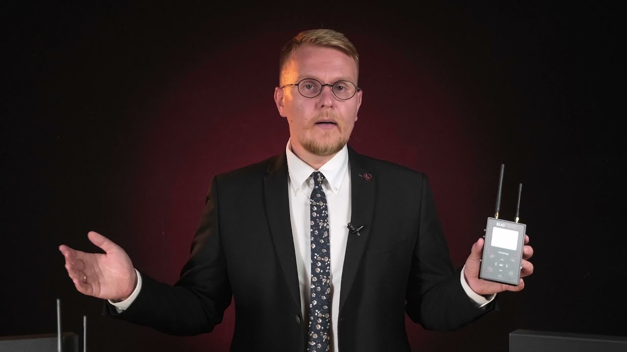 Detect any spy bug with BugHunter BH-04 Professional spy bug detector