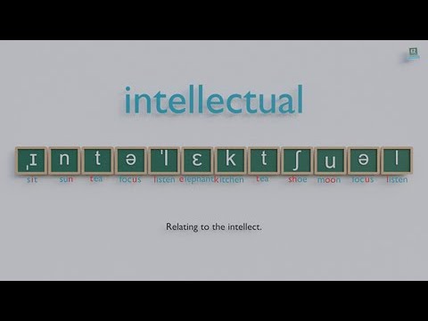 How to pronounce intellectual ?
