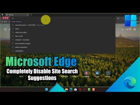 How to Completely Disable Site Search Suggestions from the Search Bar in Microsoft Edge